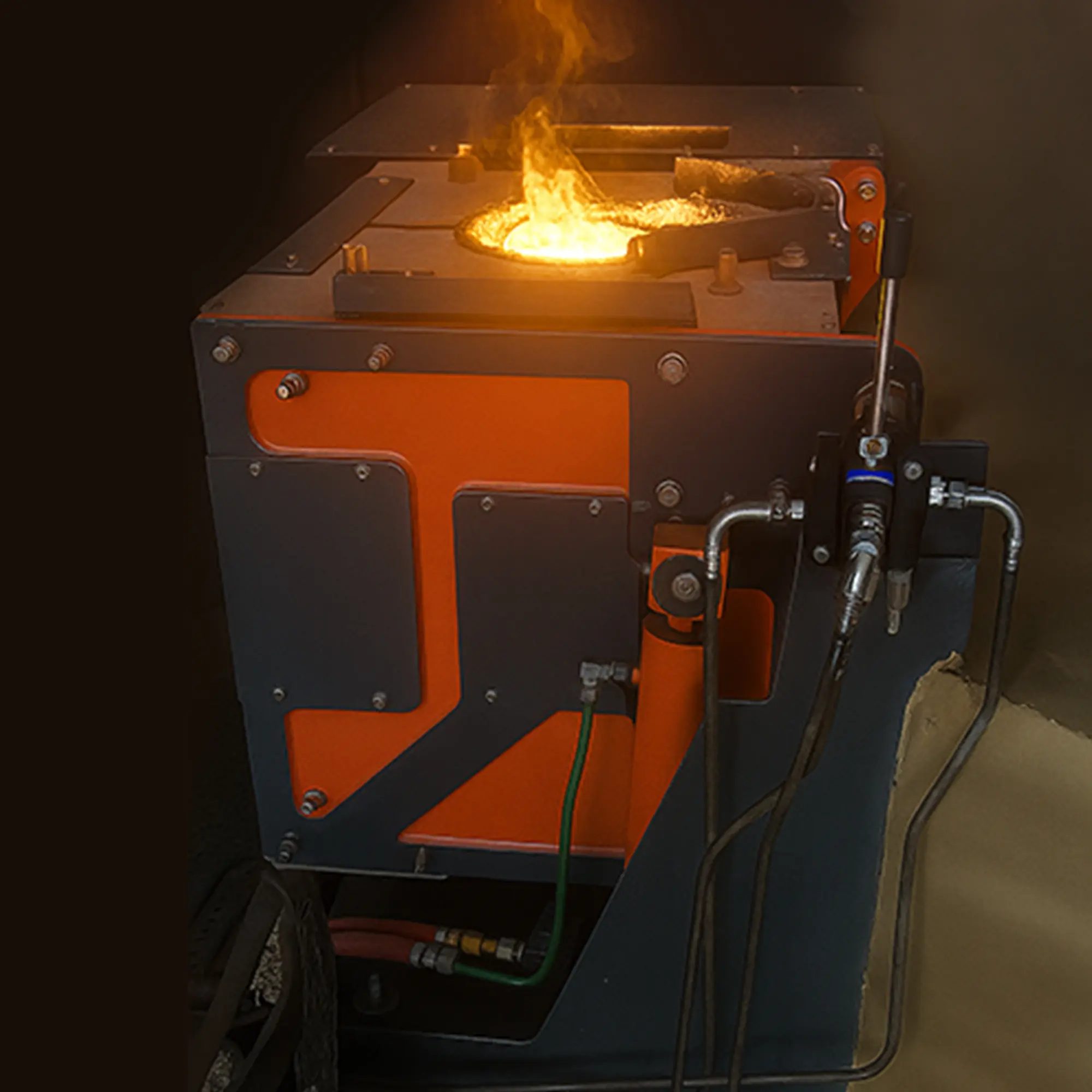 Induction furnace for foundry